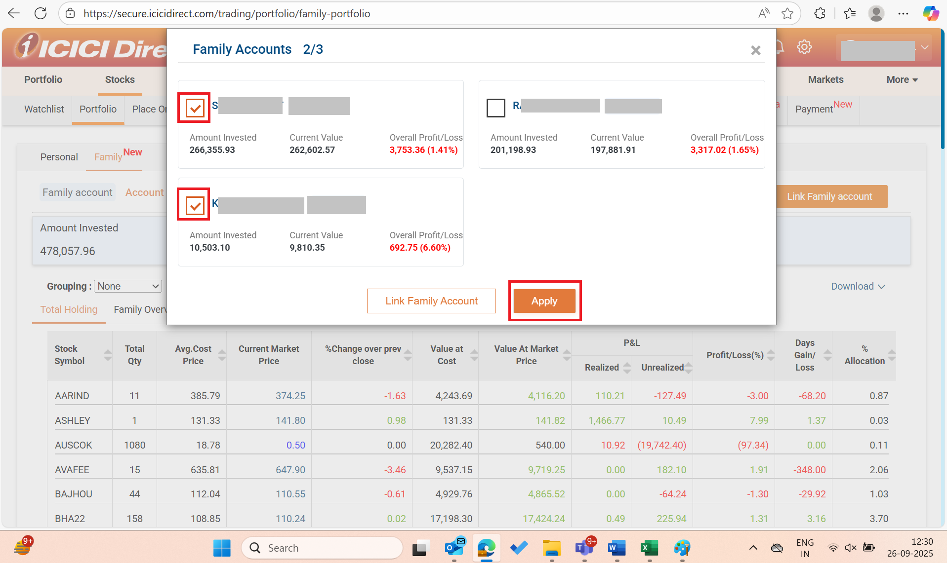 How to link a family account?| ICICI Direct